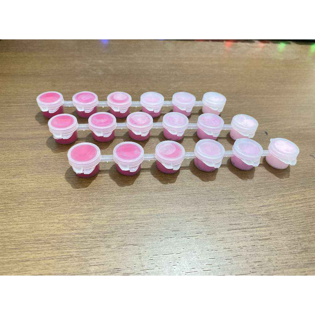 Cat Akrilik Kecil Gradasi Warna / 6 Turunan Warna - Lautan Display